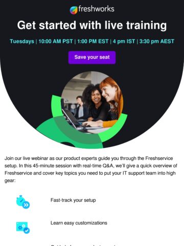 Email Inspiration from Team Freshworks - Email Love