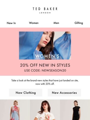 Email Inspiration from Ted Baker - Email Love