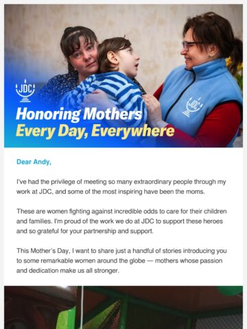 Email Inspiration from Ariel Zwang, JDC - Email Love