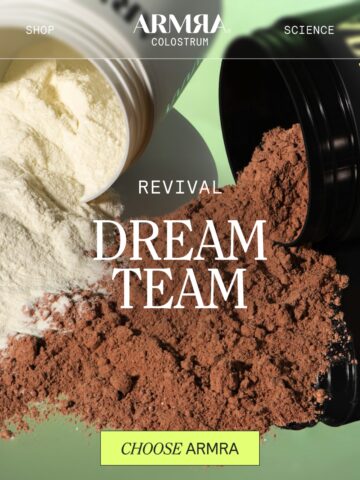 Email Inspiration from ARMRA Colostrum - Email Love
