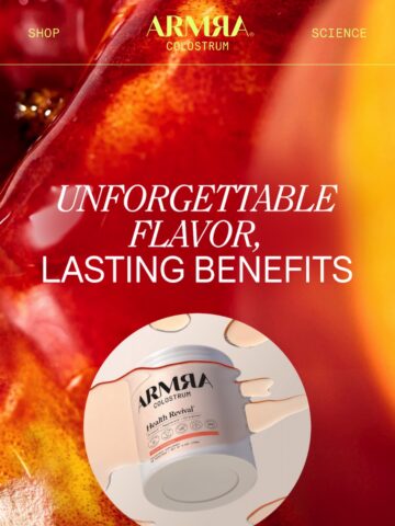 Email Inspiration from ARMRA Colostrum - Email Love