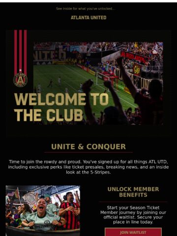 Email Inspiration from ATL UTD - Email Love