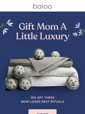 Email Inspiration from Baloo Living - Email Love