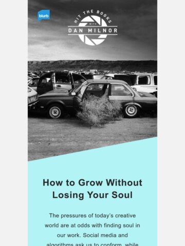 Email Inspiration from Blurb - Email Love