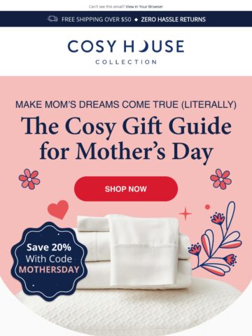 Email Inspiration from Cosy House Collection - Email Love