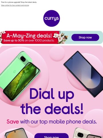 Email Inspiration from Currys - Email Love