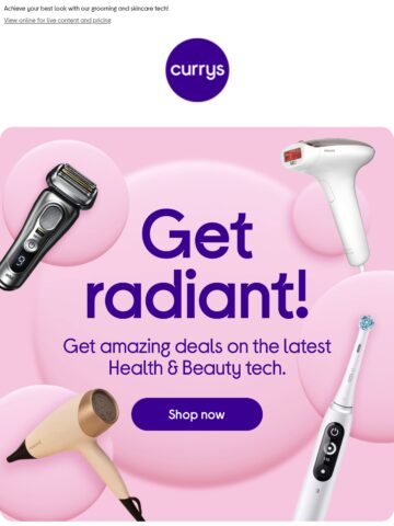 Email Inspiration from Currys - Email Love