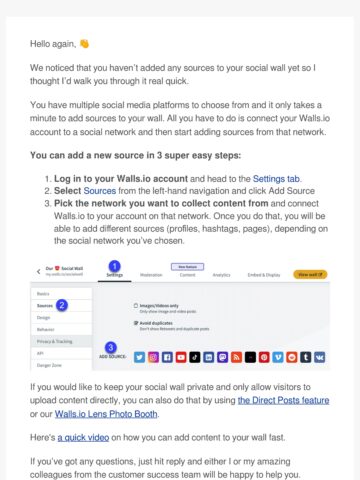 Email Inspiration from Daniela from Walls.io - Email Love