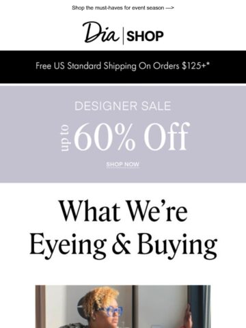 Email Inspiration from Dia Shop - Email Love