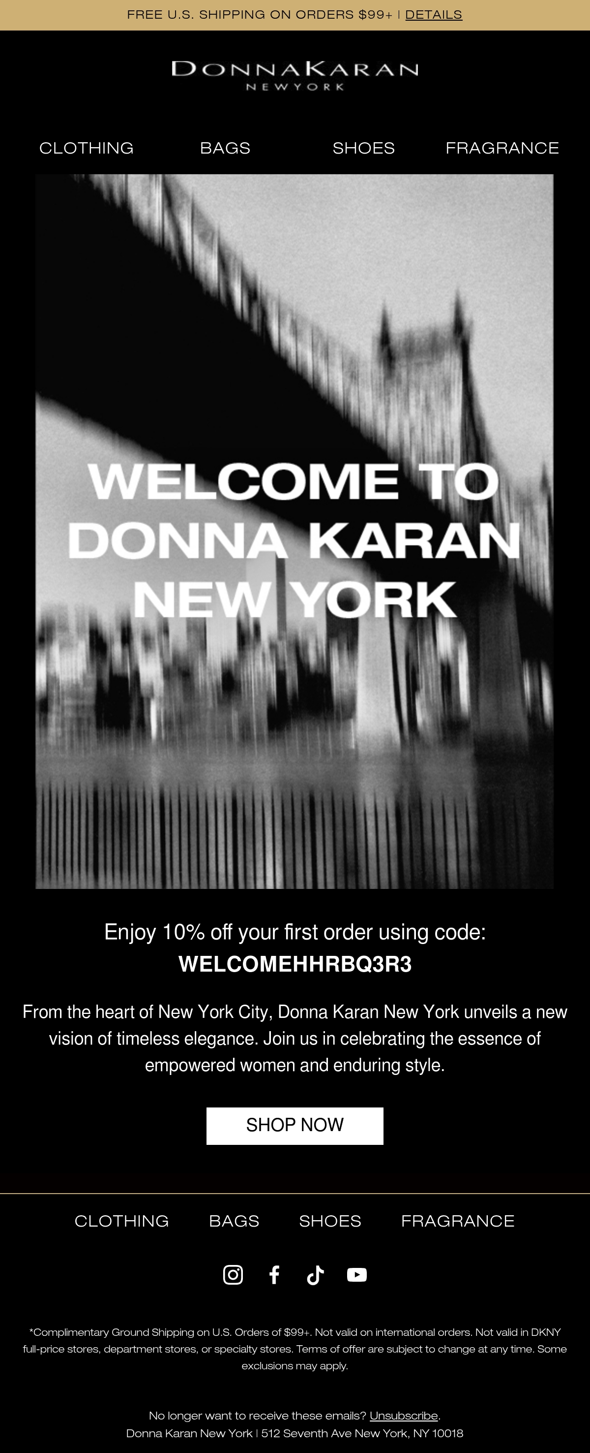 Email Inspiration from Donna Karan New York - Email Love