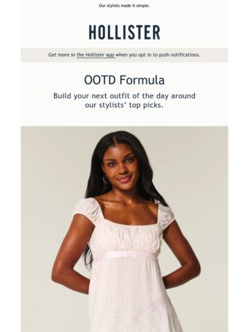 Email Inspiration from Hollister - Email Love
