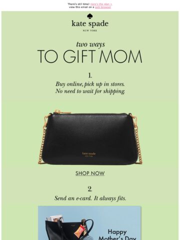 Email Inspiration from kate spade - Email Love