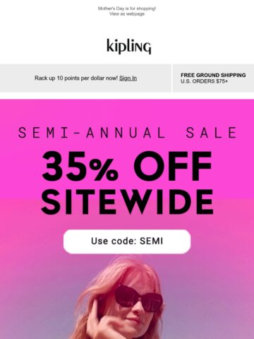 Email Inspiration from Kipling - Email Love