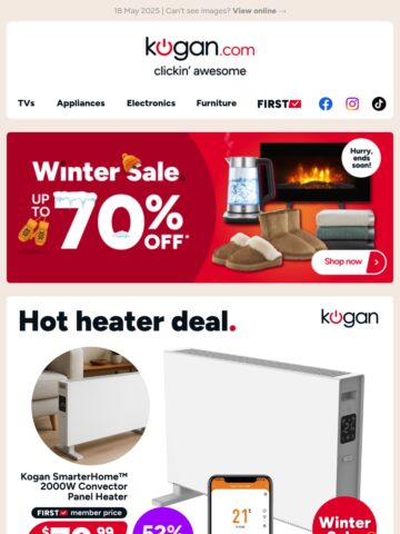 Email Inspiration from Kogan.com - Email Love