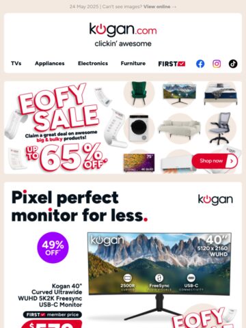 Email Inspiration from Kogan.com - Email Love