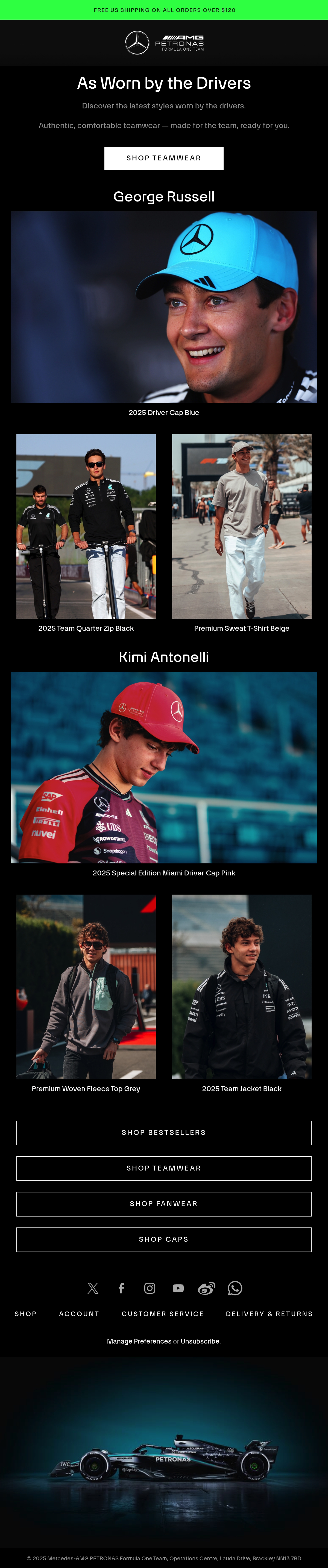 Email Inspiration from Mercedes-AMG PETRONAS F1 Team - Email Love