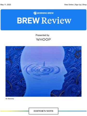 Email Inspiration from Morning Brew - Email Love