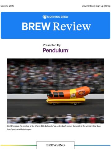 Email Inspiration from Morning Brew - Email Love