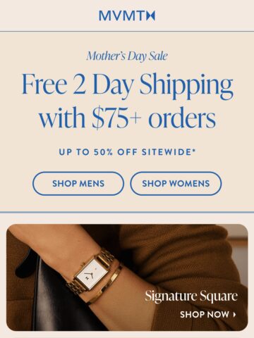 Email Inspiration from MVMT - Email Love