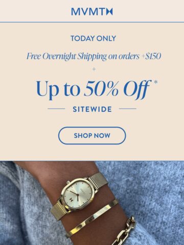 Email Inspiration from MVMT - Email Love