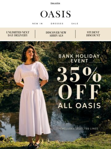 Email Inspiration from Oasis Fashions - Email Love