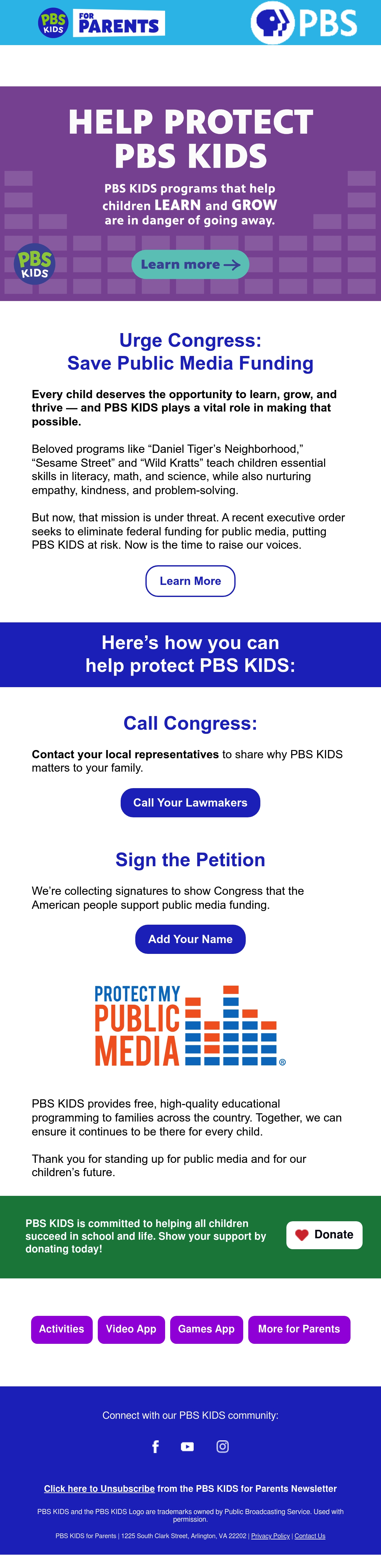 Email Inspiration from PBS KIDS for Parents - Email Love