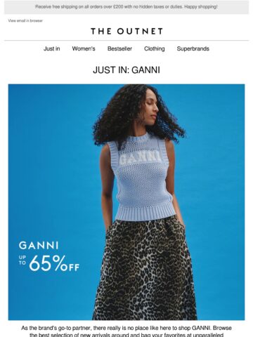 Email Inspiration from THE OUTNET - Email Love