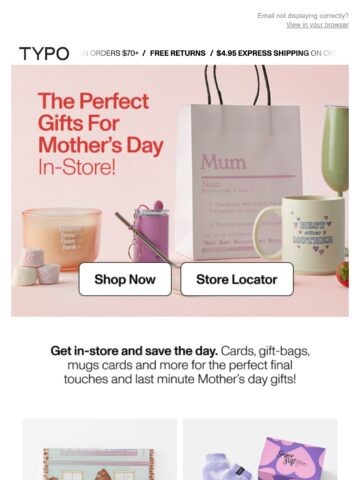 Email Inspiration from Typo - Email Love
