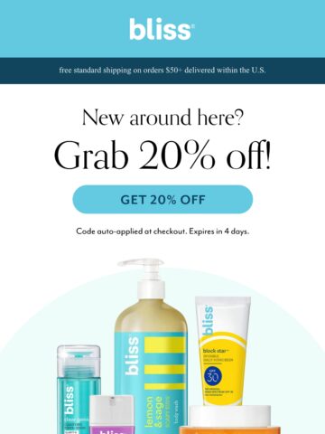 Email Inspiration from Bliss - Email Love