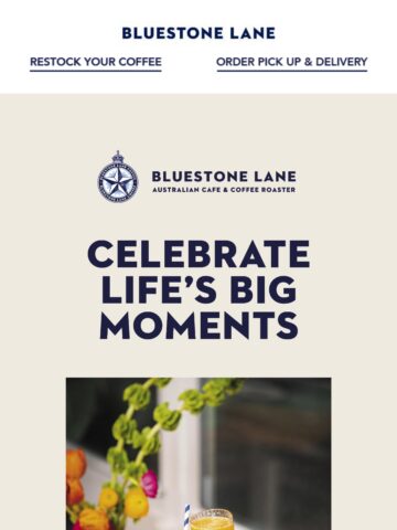 Bluestone Lane Emails and Newsletters