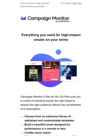 Campaign Monitor by Marigold Emails and Newsletters