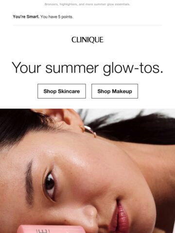 Email Inspiration from Clinique Online - Email Love