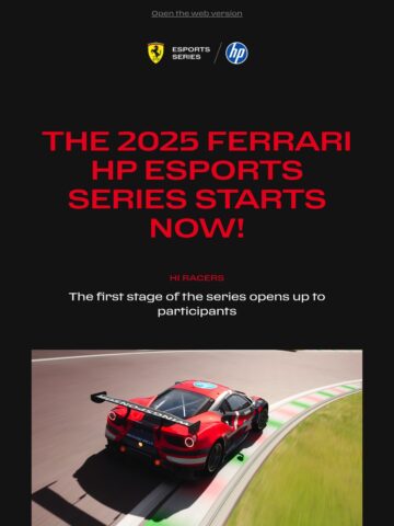 Email Inspiration from Ferrari.com - Email Love