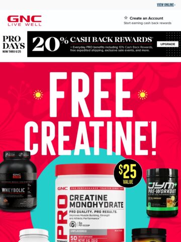Email Inspiration from GNC - Email Love