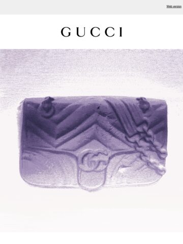 Email Inspiration from Gucci - Email Love