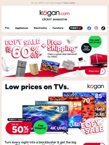 Email Inspiration from Kogan.com - Email Love