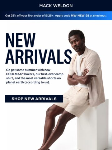 Email Inspiration from Mack Weldon - Email Love