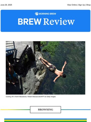 Email Inspiration from Morning Brew - Email Love