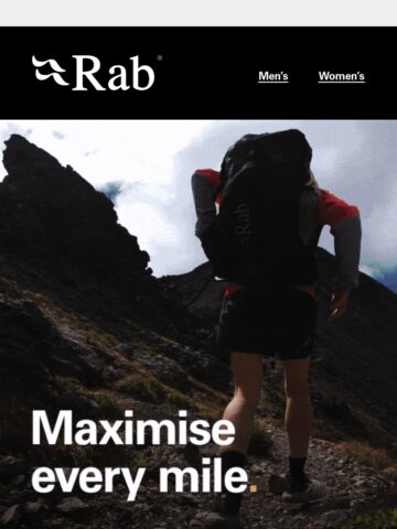 Email Inspiration from Rab® - Email Love