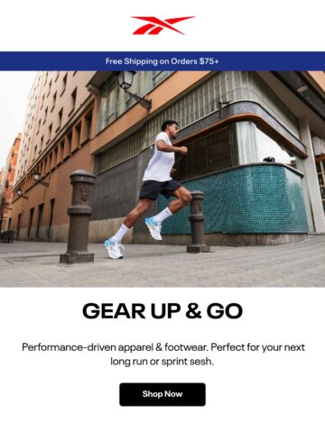 Email Inspiration from Reebok - Email Love