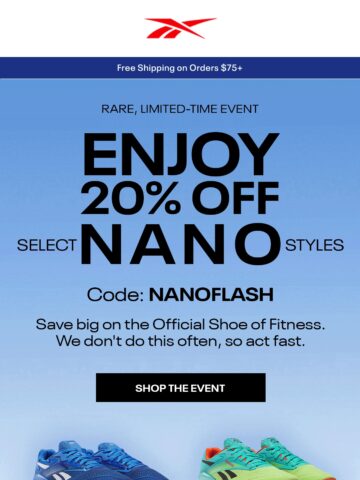 Email Inspiration from Reebok - Email Love