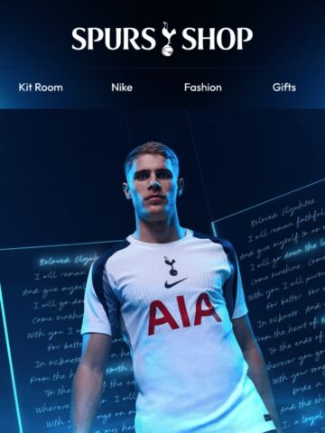 Email Inspiration from Spurs Shop - Email Love