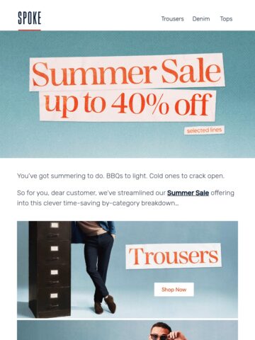 Email Inspiration from Team SPOKE - Email Love