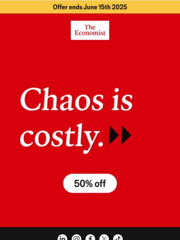 Email Inspiration from The Economist - Email Love