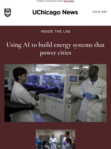Email Inspiration from UChicago News - Email Love