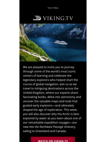 Email Inspiration from Viking - Email Love