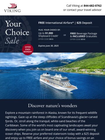 Email Inspiration from Viking - Email Love