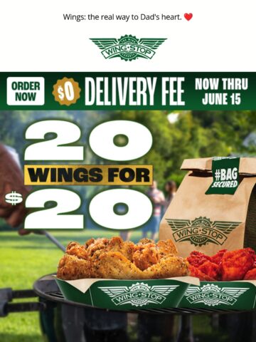 Email Inspiration from Wingstop - Email Love