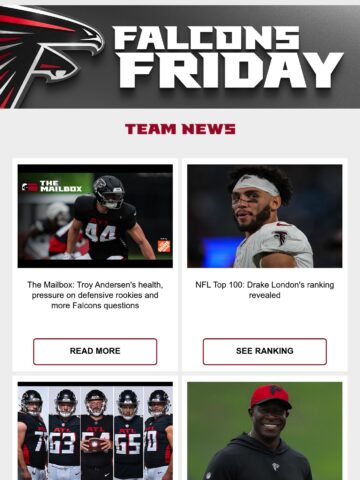 Email Inspiration from Atlanta Falcons - Email Love