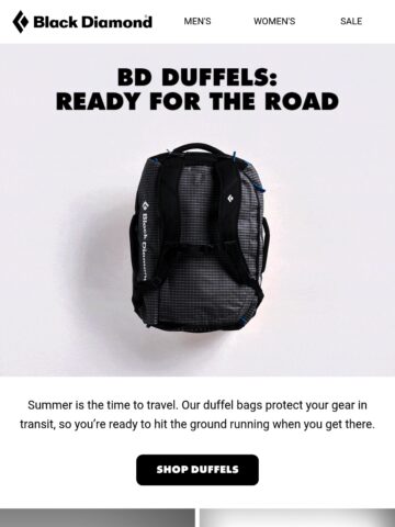 Email Inspiration from Black Diamond - Email Love